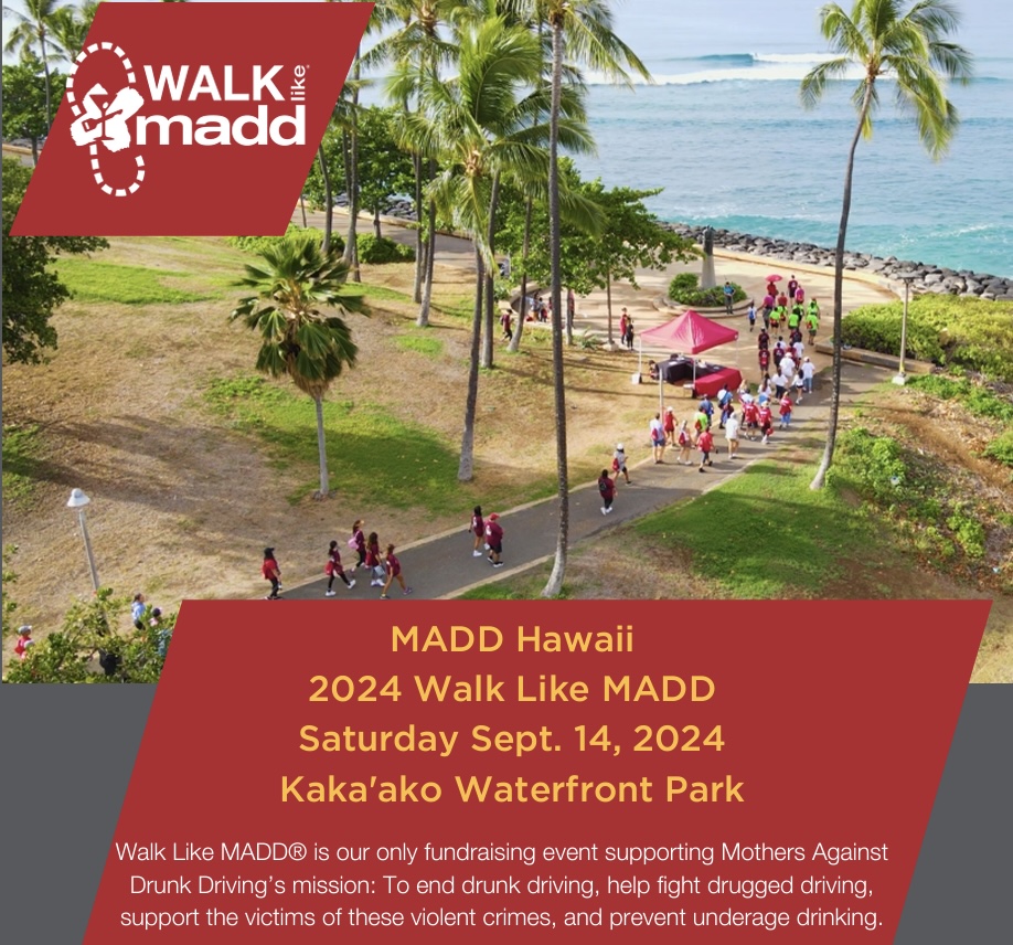 Brittany Cass of Hawaii Walk like MADD 2024 interview (Video) | 105.9 ...